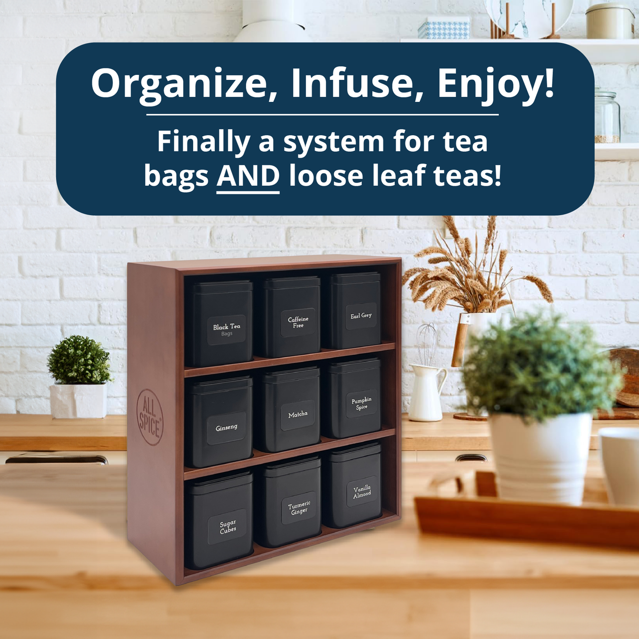 The AllSpice Tea Rack